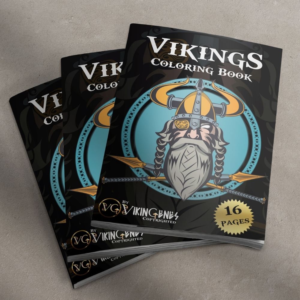 Viking Coloring Book - Vikingenes